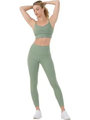 TAVI High Waisted Pocket 7/8 Legging - Sage