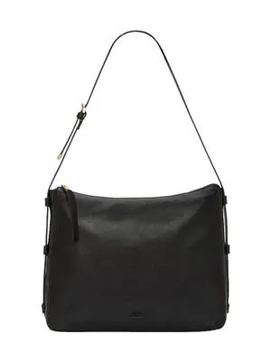 Vince Camuto Noemi Leather Shoulder Bag - Black