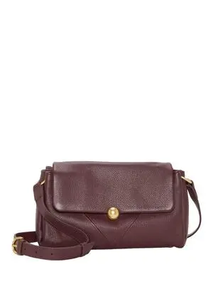 Vince Camuto Medna Leather Crossbody Bag - Red
