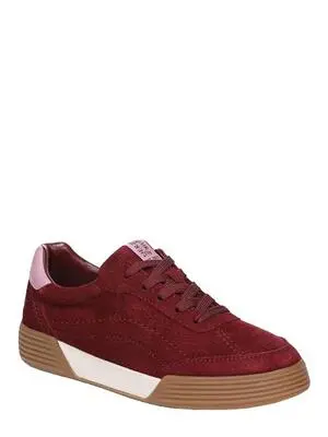 Naturalizer Cami Suede Sneakers - Cranberry Red