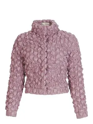 Silvia Tcherassi Zalta Quilted Jacket - Purple