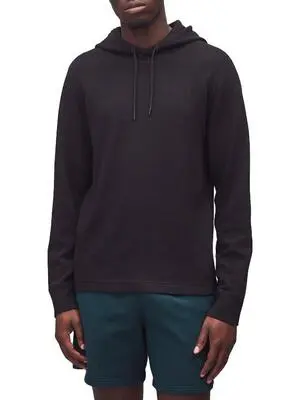 Reigning Champ Lightweight Waffle Stitch Hoodie - Black