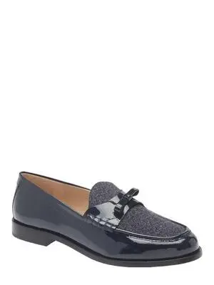 STUART WEITZMAN Lottie Bow Loafer - Nice Blue