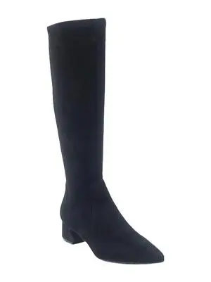 Gentle Souls Gallway Stretch Boots Black Suede