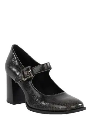 Seychelles Play Pretend Leather Mary Jane Pumps Black/beige
