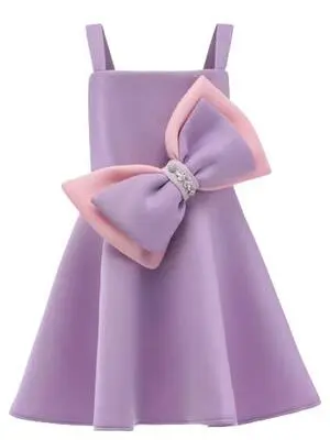 MIMI TUTU Whisper Bow Dress - Purple