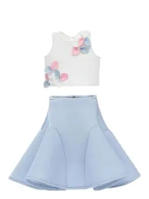 MIMI TUTU Blossom Outfit Set - White