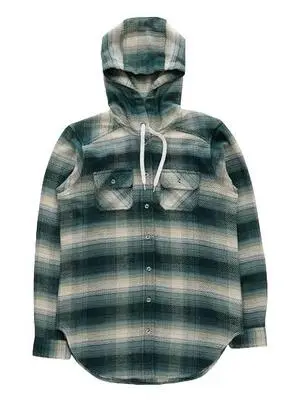 KAVU Jess Hooded Shirt - Greenwood