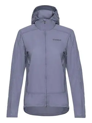 GOREWEAR Fernflow Hooded Windbreaker - Amethyst Grey