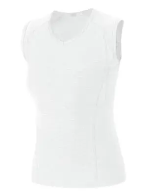 GOREWEAR Sleeveless Baselayer Shirt - White