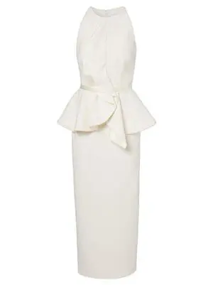 Safiyaa Riya Ruffled Cocktail Dress - White