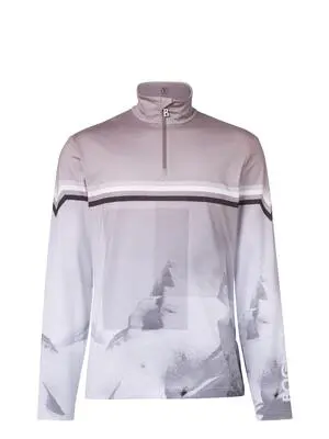 Bogner Verti Printed Ski Top - Beige