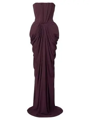 STELLA MCCARTNEY Strapless Crêpe Jersey Gown