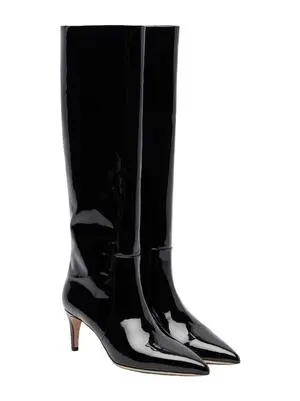Paris Texas 60 Patent Leather Knee-high Boots - Black