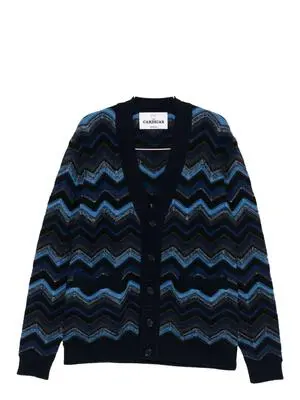 Missoni Buttoned Cardigan - Smk Blue Tones