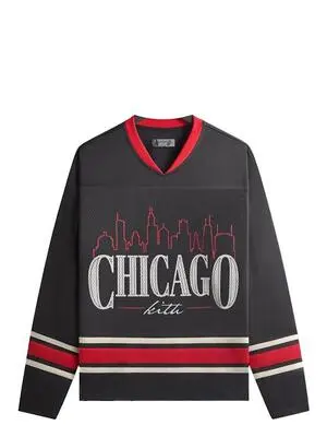 Kith Chicago Long Sleeve Malik Jersey - Black