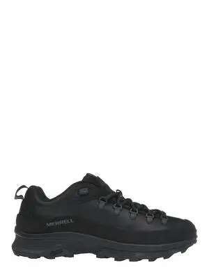 Merrell Ontario Speed Leather Lace Up Sneakers - Black