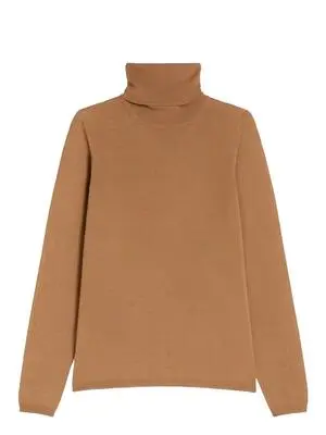 Max Mara Wool Turtleneck Sweater - Brown