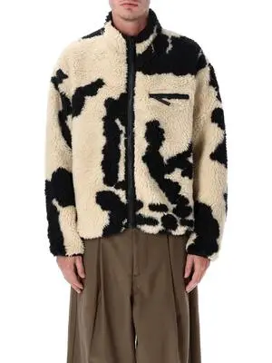 Obey Shaggy Sherpa Fleece Jacket - Clay Multi