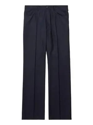 Balenciaga Straight Tailored Pants - Blue