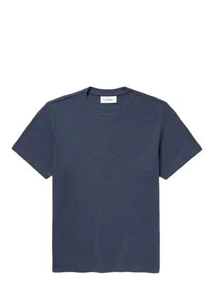 FRAME Duo Fold Cotton-jersey T-shirt - Blue