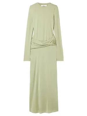 Sir The Label Milesi Draped Gown - Green