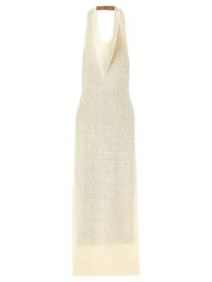 Sir The Label Celestino Pointelle-knit Maxi Dress - Cream