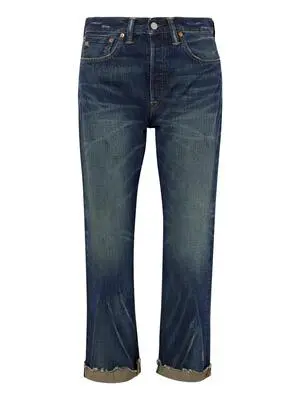 Ralph Lauren Cropped Straight-leg Jeans - Blue