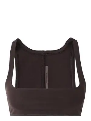 Rick Owens Stretch-jersey Bralette - Brown