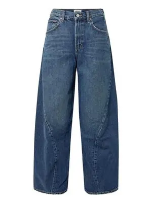 AGOLDE Twist High-rise Wide-leg Jeans - Blue