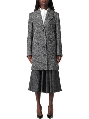 Dolce & Gabbana Textured Tailored Coat - Grey
