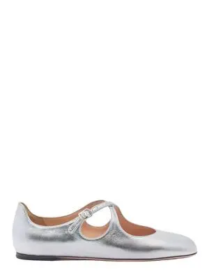 Bally Rina Ballerina Flats - Silver