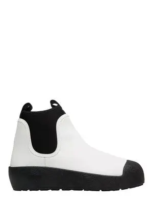 Bally Curling Chelsea Boots - White
