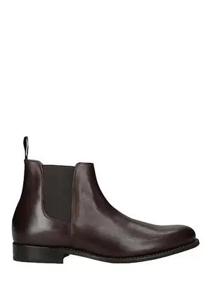 Grenson Declan Leather Boots - Dark Brown