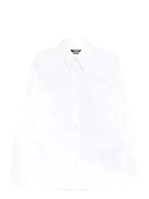 Calvin Klein Slogan-embroidered Shirt - White
