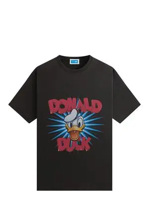 Kith X Disney Donald Duck Vintage Tee - Black