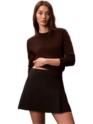 CALVIN KLEIN Pleated Mini Skirt