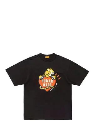 HUMAN MADE Tiger Heart T-shirt - Black