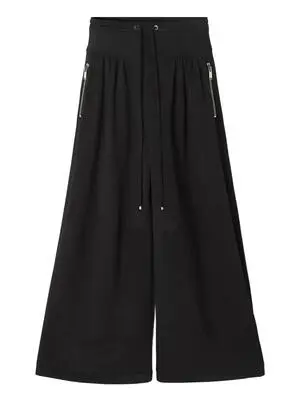 LANVIN Pleated Drawstring Trousers - Black