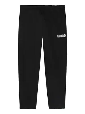 Hugo Logo-embroidered Sweatpants - Black