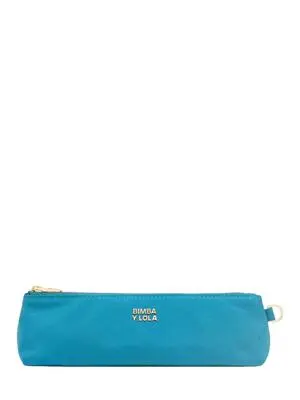 Bimba Y Lola Logo Zip Makeup Bag - Blue