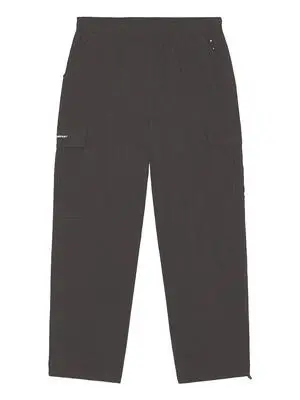 POP TRADING COMPANY Cargo Track Pants - Charcoal