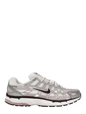 Nike P6000 Athletic Sneakers - Summit White/metallic Silver/burgundy Crush