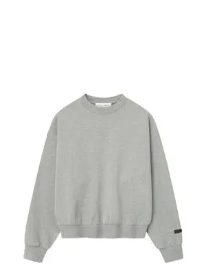 Fear Of God Essentials Classic Fleece Crewneck Sweatshirt - Concrete Heather