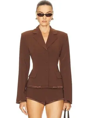 CAMILA COELHO Deysi Blazer - Coffee