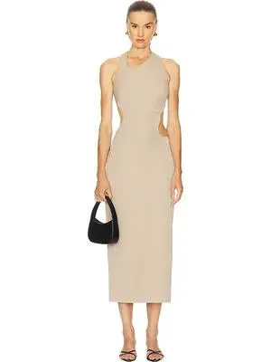 CAMILA COELHO Leona Midi Dress - Flax
