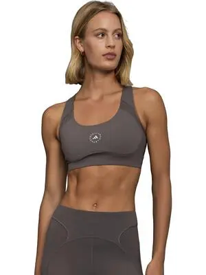 Adidas By Stella McCartney Asmc Truepurpose Power Impact Training Bra - Charcoal