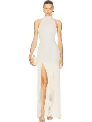 CAMILA COELHO Reese Maxi Dress - Ecru