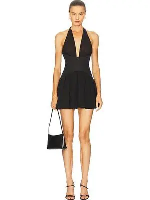 CAMILA COELHO Elora Mini Dress - Black