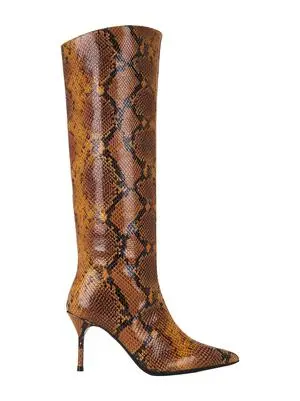 Staud Sebastian -embossed High Heel Boots - Snake